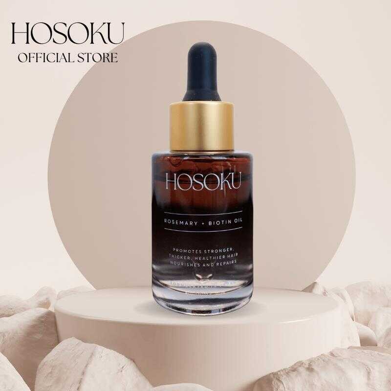 HOSOKU Rosemary + Biotin Hair Growth Oil – Strengthen, Thicken & Revive ...