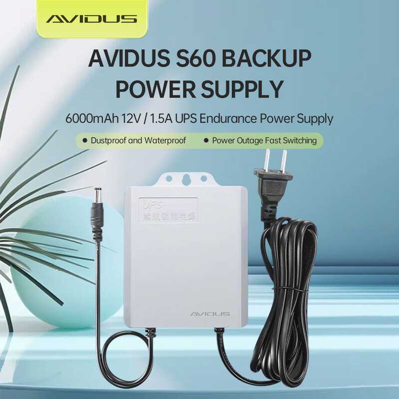 Avidus S60 6000 Mah UPS Uninterruptible Power Supply Battery Backup ...