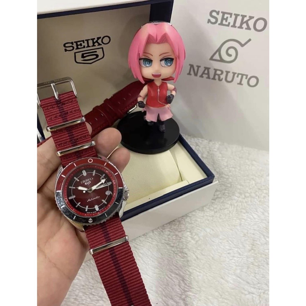 NARUTO SEIKO WATCH Complete set with Character and Free Strap Automatic ...