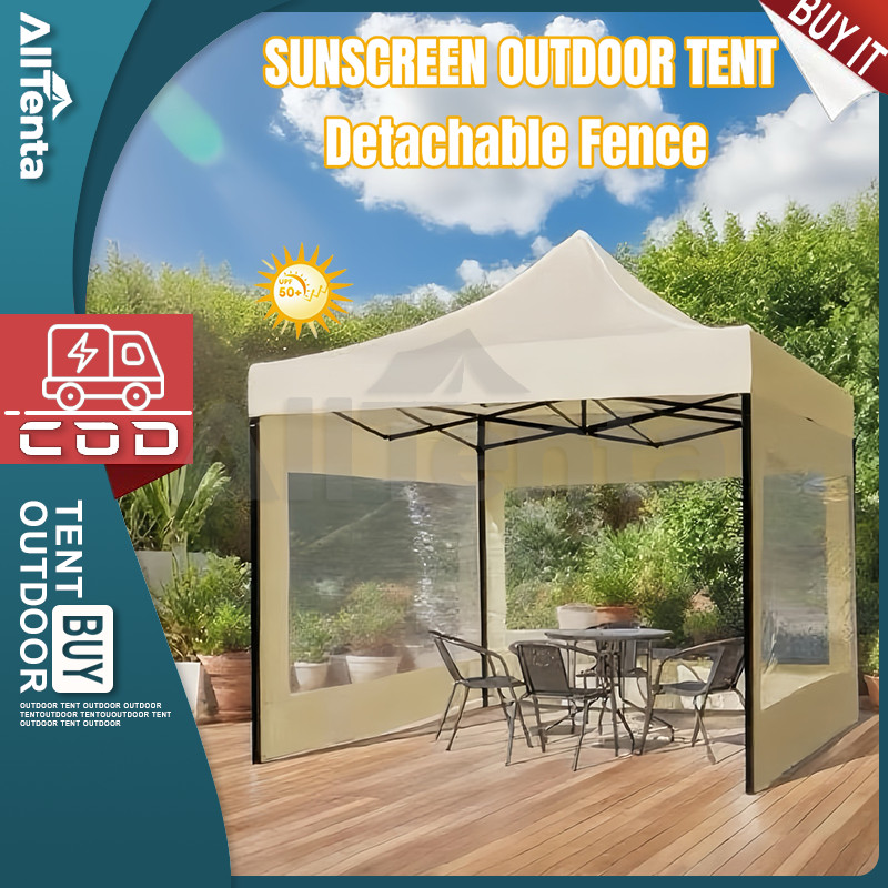 Folding Retractable Tent 3x3 Waterproof Tent Heavy Duty Tent for ...