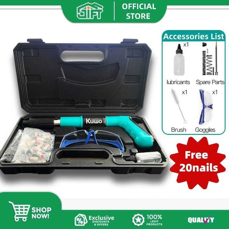 \ 12304; Free 20nails】GIFT Power Manual Nails For Concrete Heavy Duty ...