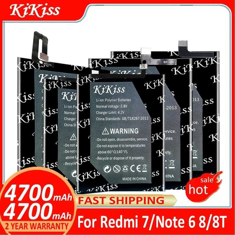 Kikiss Battery For Xiaomi Redmi 7 Redmi7 Note 6 8/8T Note6 Note8 Note8t ...