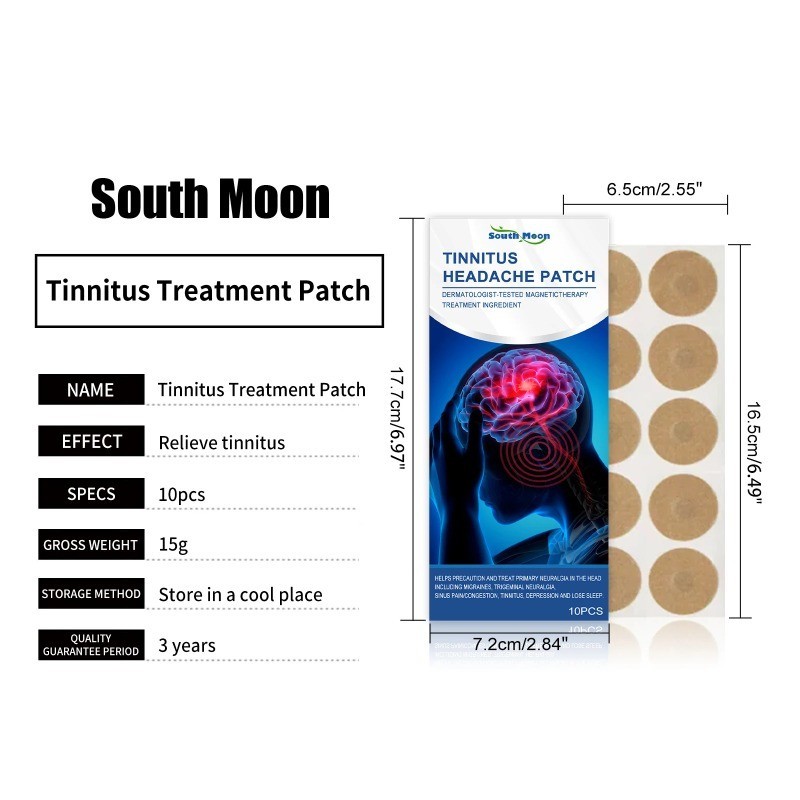 Nervous Tinnitus Treatment Patch Ringing Buzzing Relief Headache ...