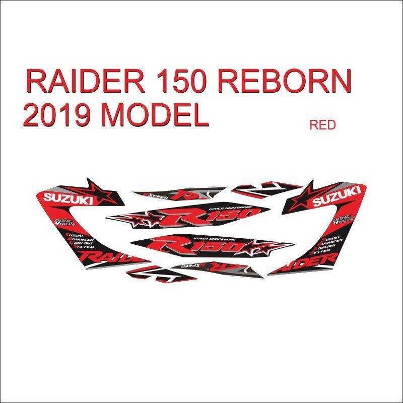 Stickers Vehicle Wraps Full Kit Vinyl Para Sa Vieam Suzuki RAIDER R150 ...