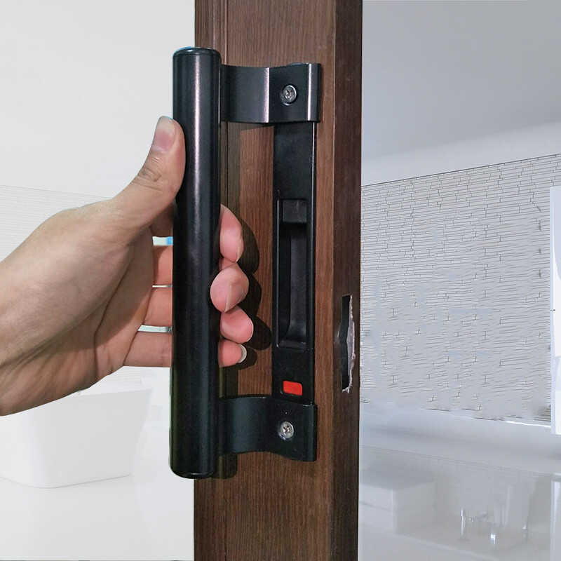 LY Simple Heavy Door Handles Interior Glass Sliding Doors Window Large ...