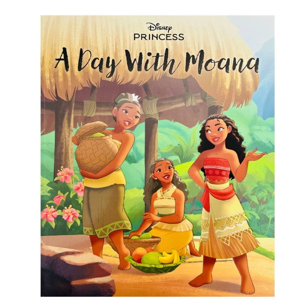 Disney Princess A Day With Moana Picture Story Book For Kids Easy To ...