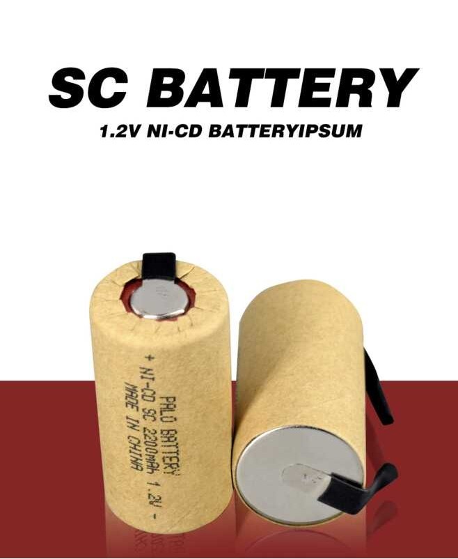 Baterya SC Rechargeable Battery 1.2V 2200mAh Sub C Cell NI-CD na may ...