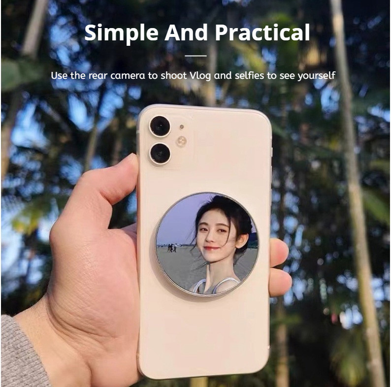 Phone Camera Reflection Mirrorr Magnetic Selfie Mirror for Smartphone ...