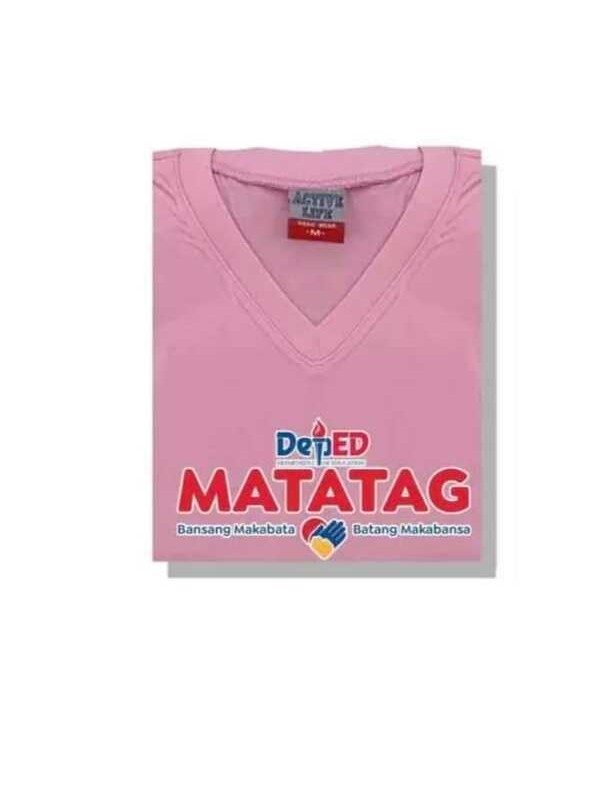 DepEd MATATAG V-Neck HIGH Quality SHIRT ko | Shopee Philippines