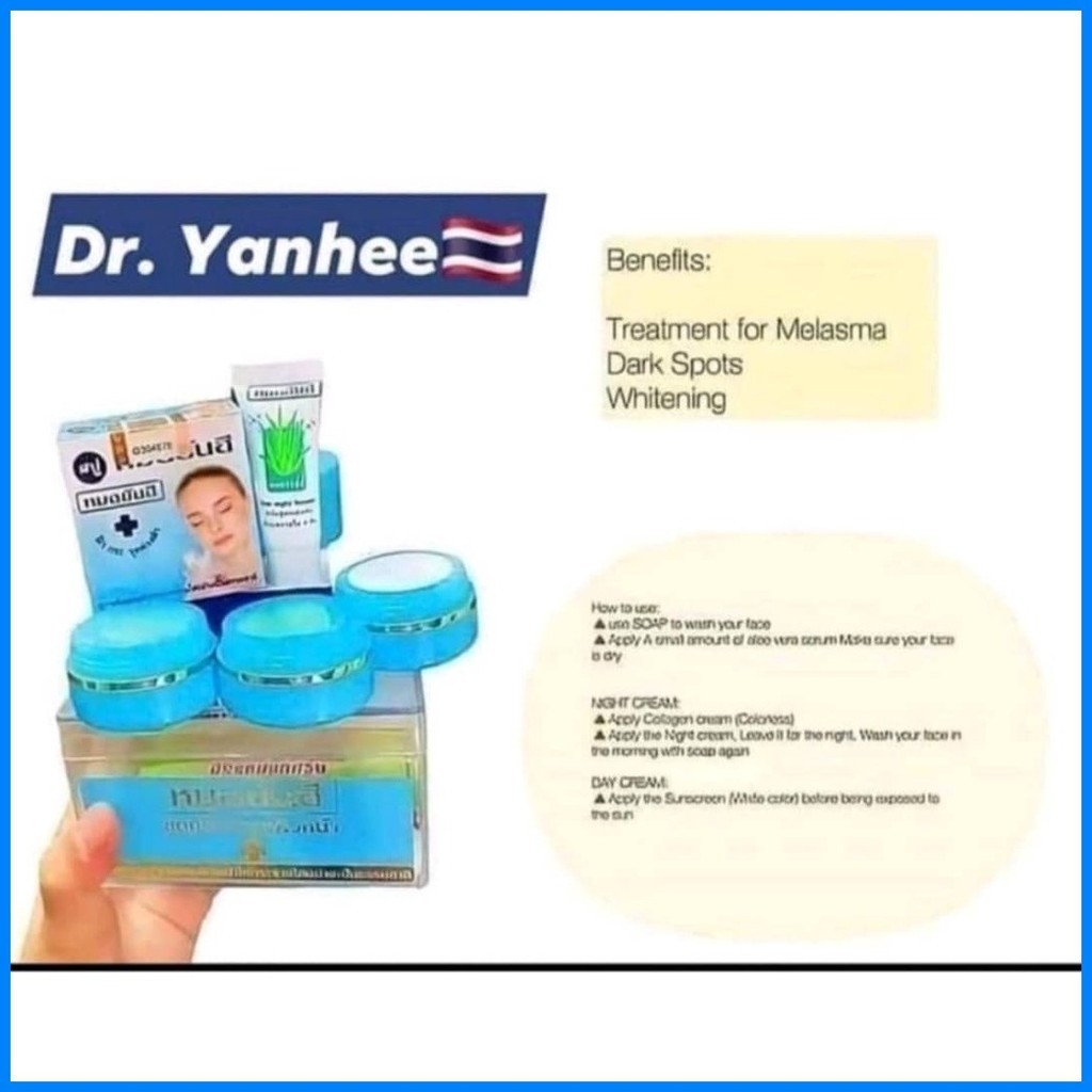 Dr yanhee blue set for melasma/ hyperpigmentation cream | Shopee ...
