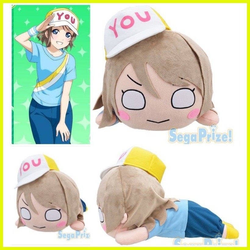 ๑ Love Live! Sunshine!! Mega Jumbo Nesoberi Plush - You Watanabe in ...