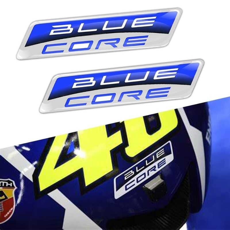 Blue CORE Decals Stickers GP Team 3D Motorcycle Sticker Case Para sa ...