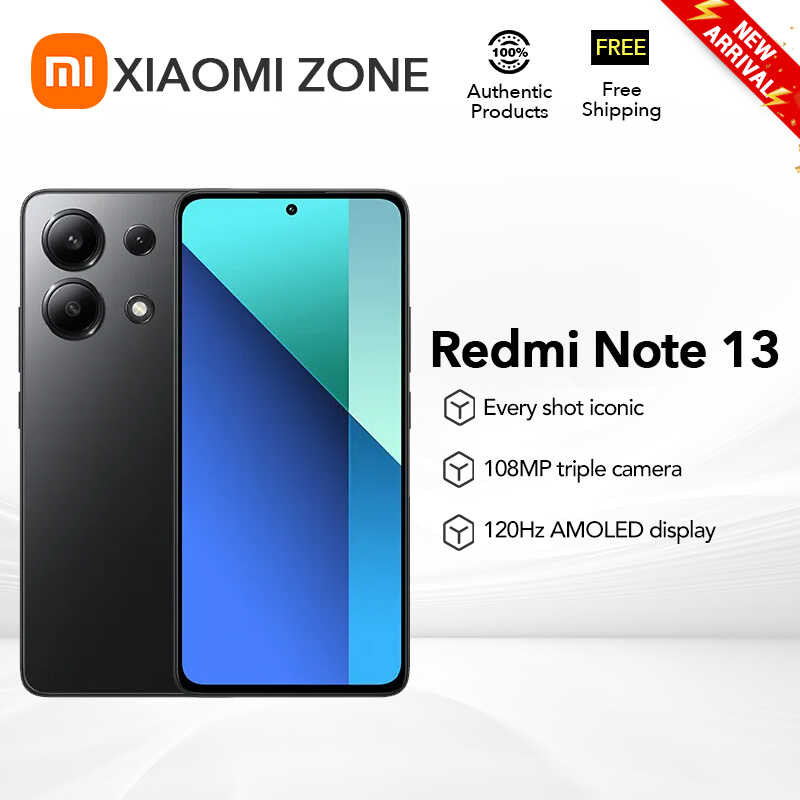 Redmi Note 13 8GB+128GB 108MP Triple Camera 120Hz FHD+ AMOLED display ...