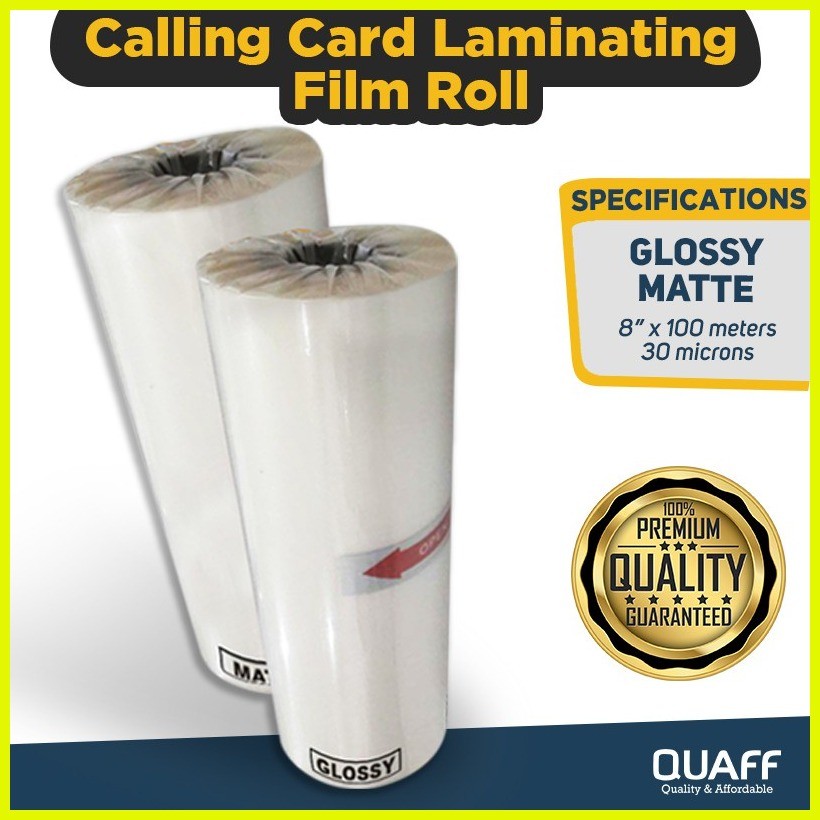 ♈ Laminating Film Roll for Calling Card Paper (30 Microns)(100meters ...