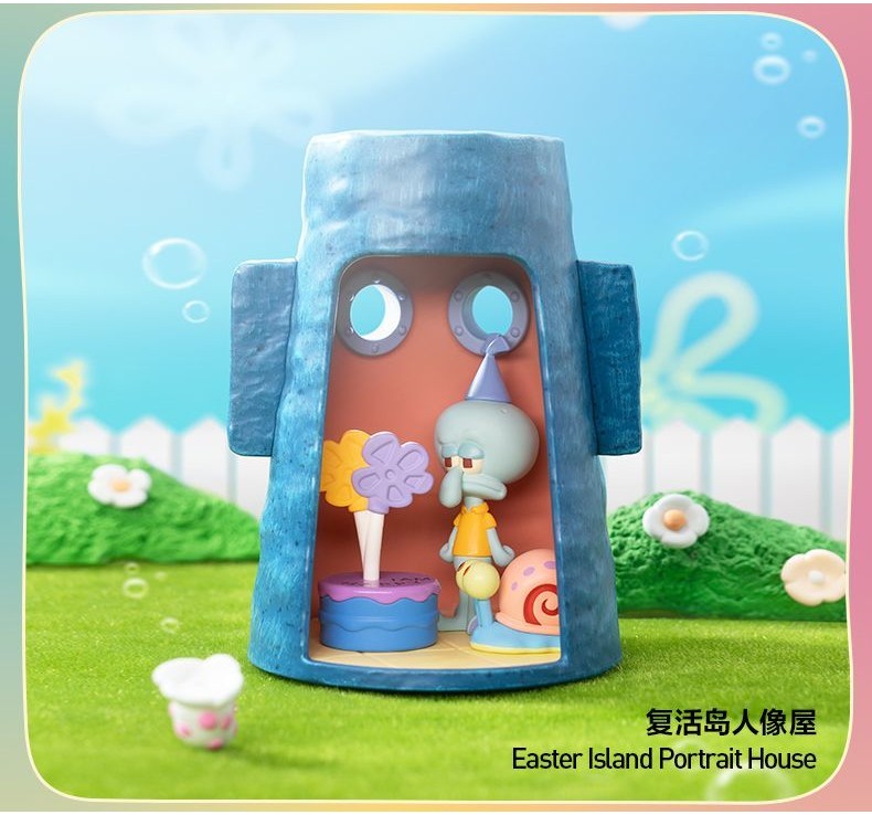 Popmart POPMART SpongeBob SquarePants Carnival Anniversary Series Scene ...
