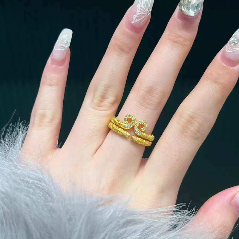 YX Sun Wukong Tightening Curse Ring Female Gift Adjustable | Shopee ...