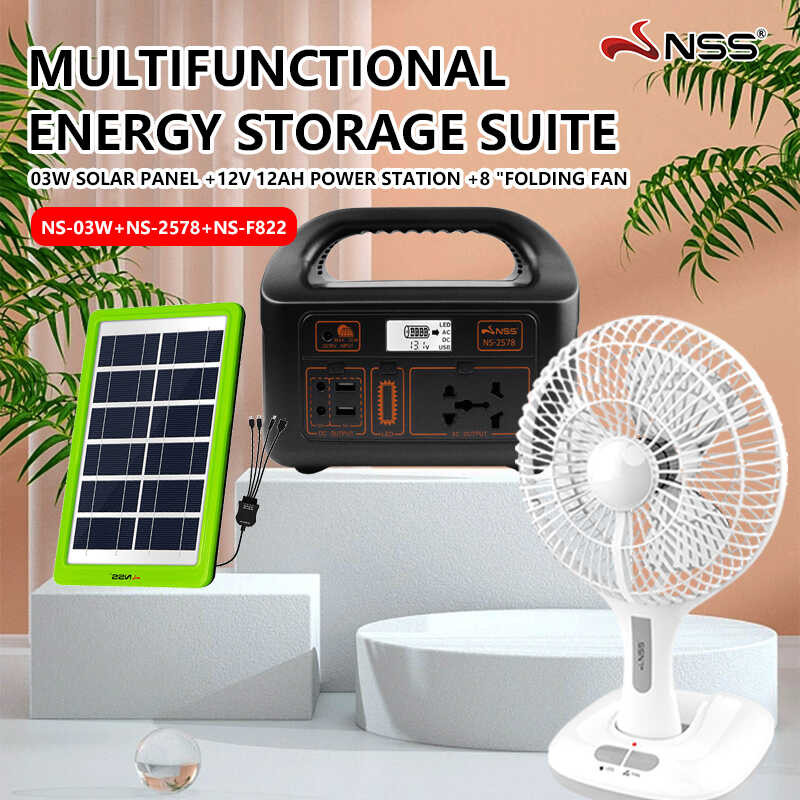 3In1 NSS Solar Generator Set 220V 150W Outdoor Power Station At Solar ...