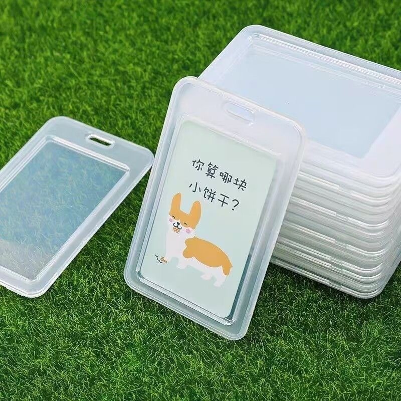 1pcs Waterproof Transparent Card Cover Women Men Student Bus Card ...