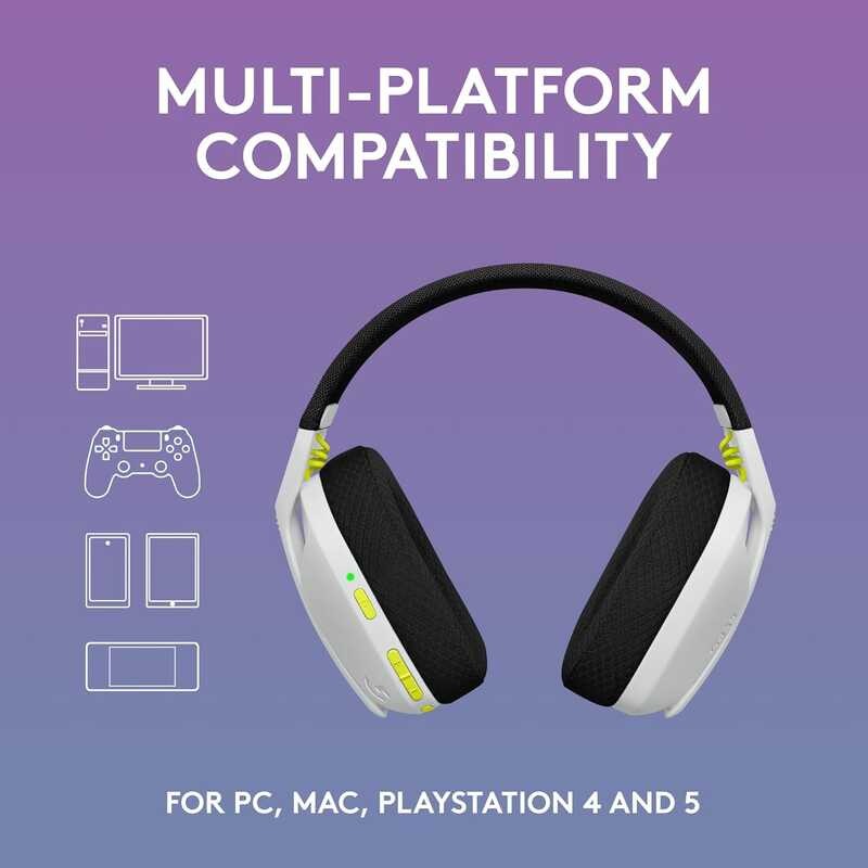 Headset Logitech G435 + G305 Lightspeed Wireless Gaming Mouse - White ...