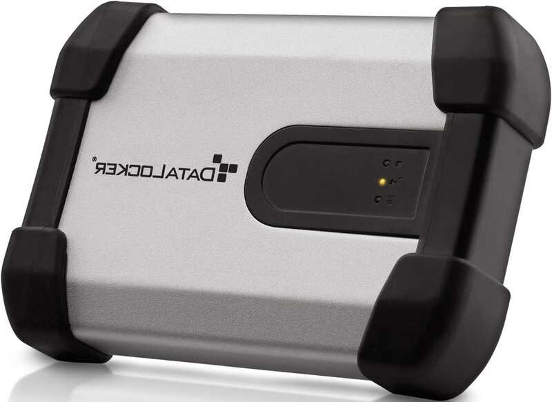 H350 500GB DataLocker External Hard Drive with Encrypted Password ...