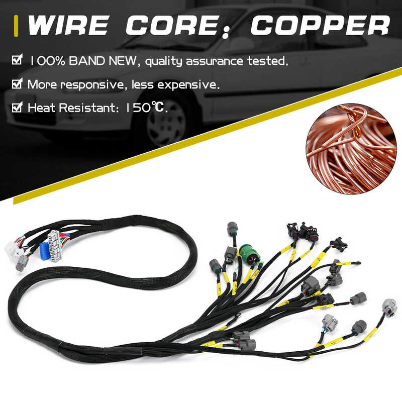 Cnch-Obd1-1 Obd1 Budget D/B-Series Tucked Engine Harness For Honda ...