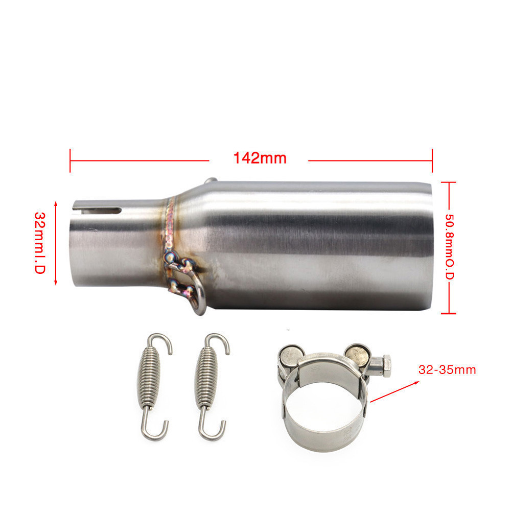 Stainless Steel Mid Pipe For Piaggio BEVERLY 125/300 MP3 125/250/300 ...