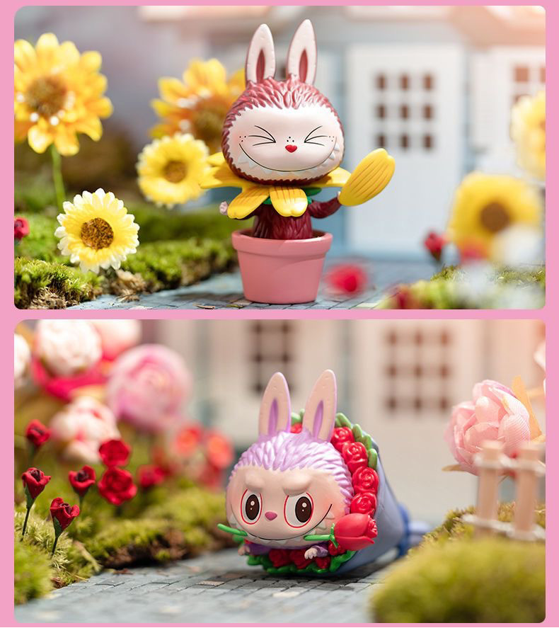Labubu LABUBU Flower Elf Series Genuine Pop Mart Mystery Box Trendy Toy ...