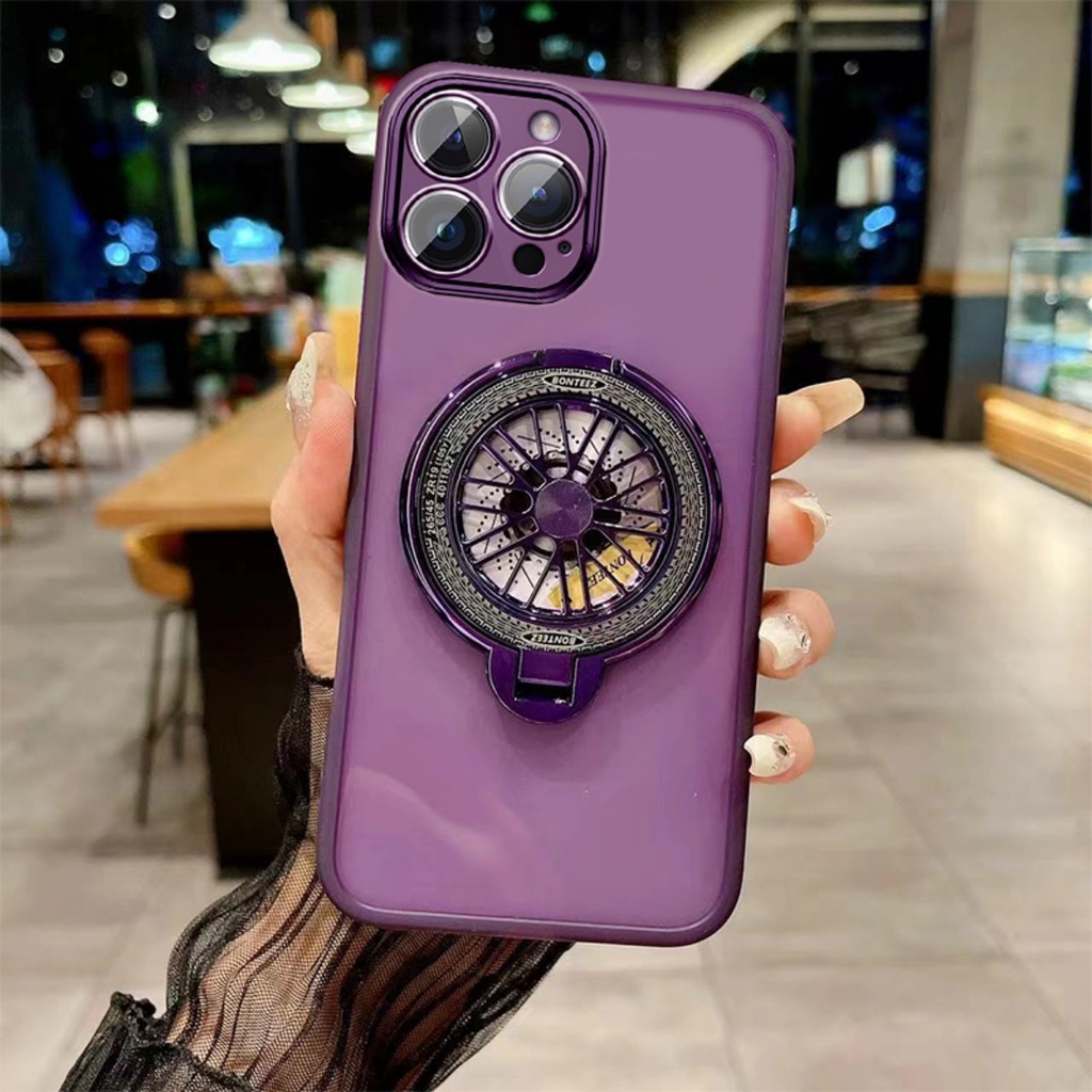 Rotating Gyroscope Phone Holder Decompression Brackets Back Adhesive ...