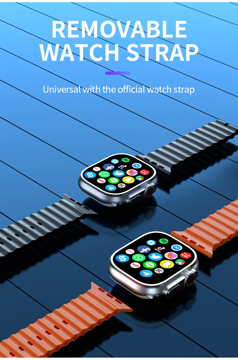 S8 Ultra 4G Android Smart Watch with SIM Slot and WiFi Playstore GPS ...