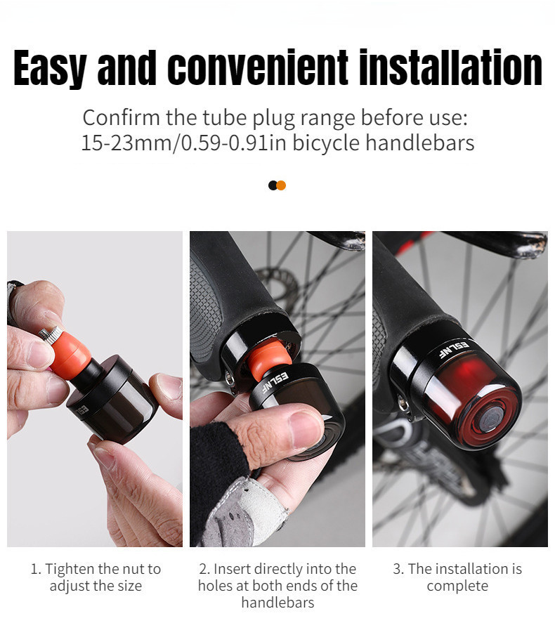 Bike Handle Plug Light with Tire Repair Tool Seven Colors in One ...