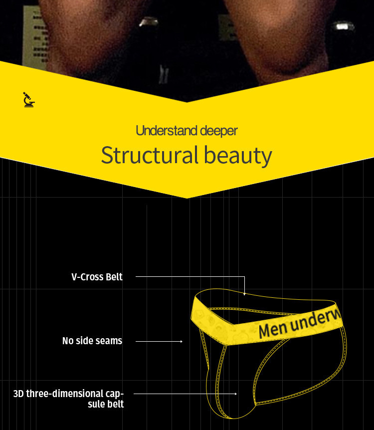 Ice silk Ultrathin Men's Soft Briefs Comfortable Sports Transparent ...