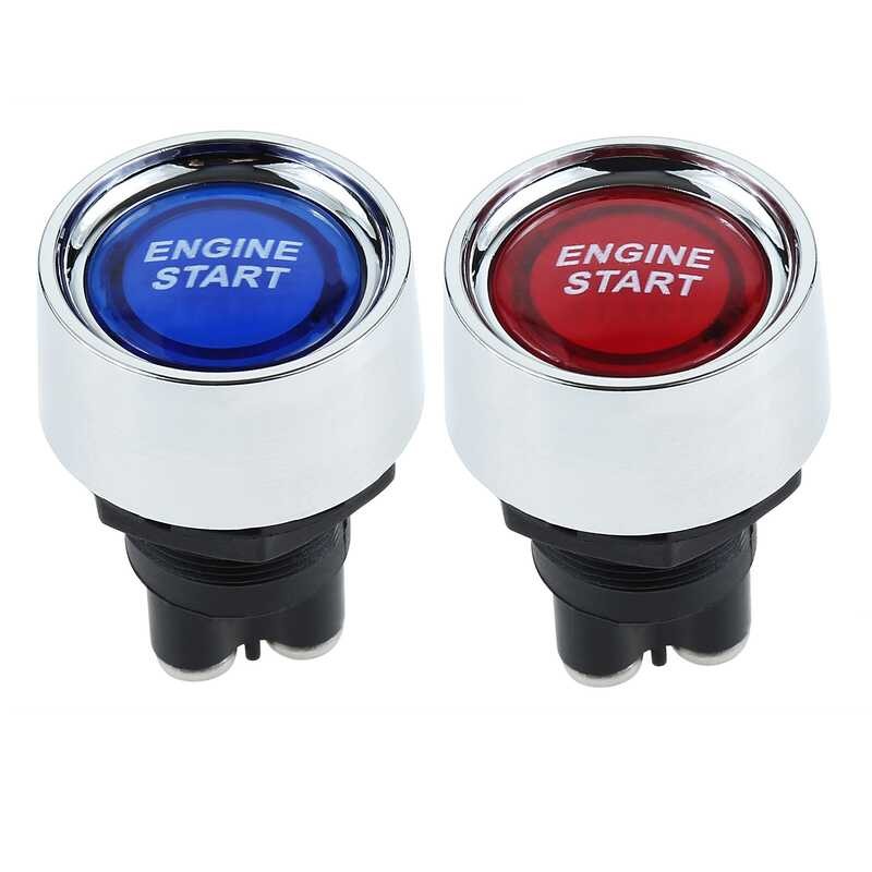 12V 50A Auto Car Engine Button Starter Switches Light Push Start ...