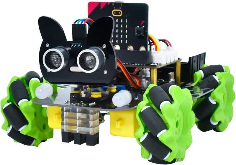 4wd Smart Keyestudio Car Coding With Microbit V2 Makecode And Python