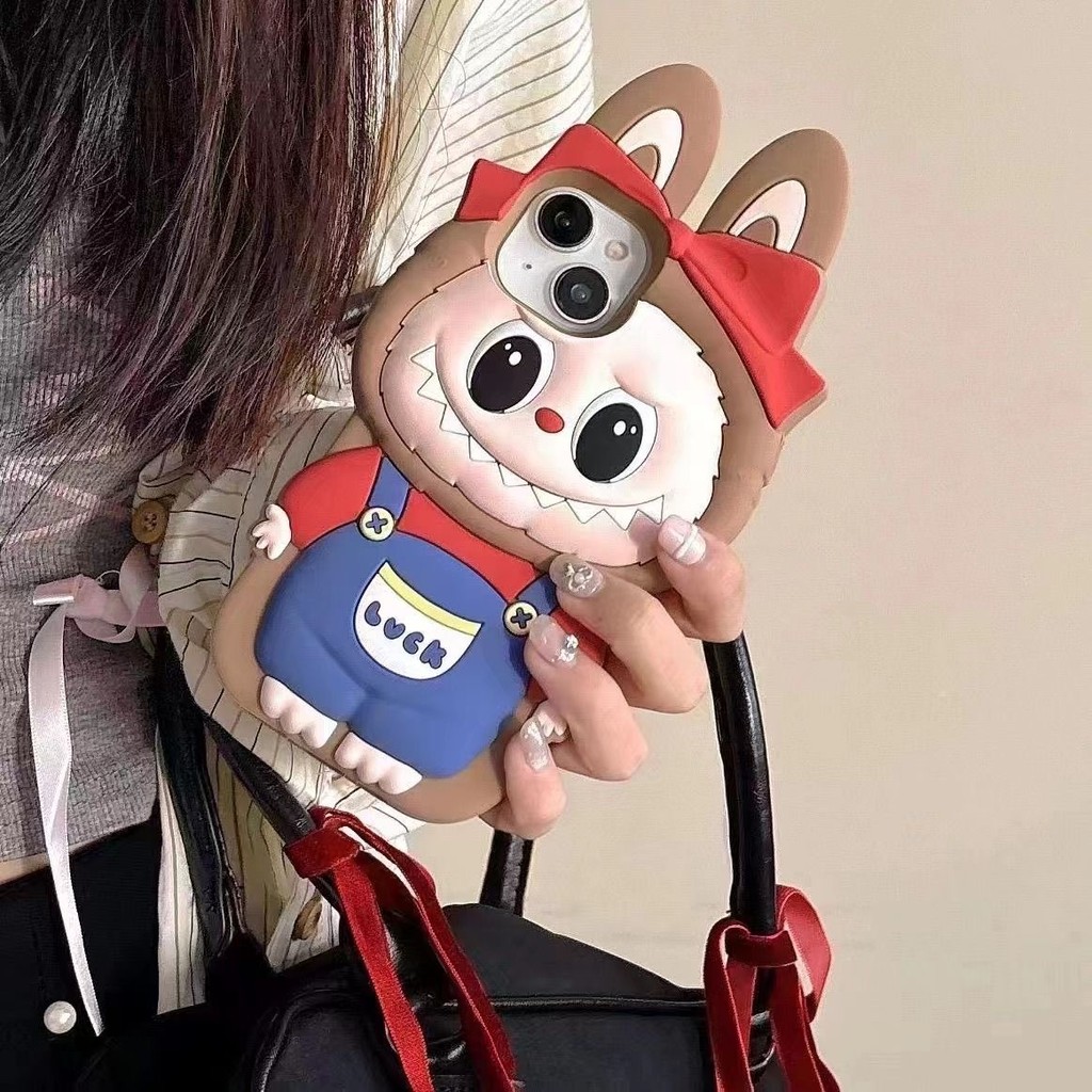3D Labubu Suitable for IPhone 16 Pro Apple 15 Phone Case 14/13/12 ...