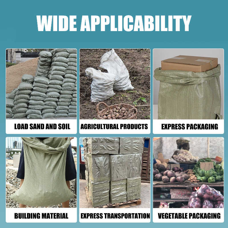 Large Capacity Woven Sandbags - Heavy Duty Empty Storage Sack ...