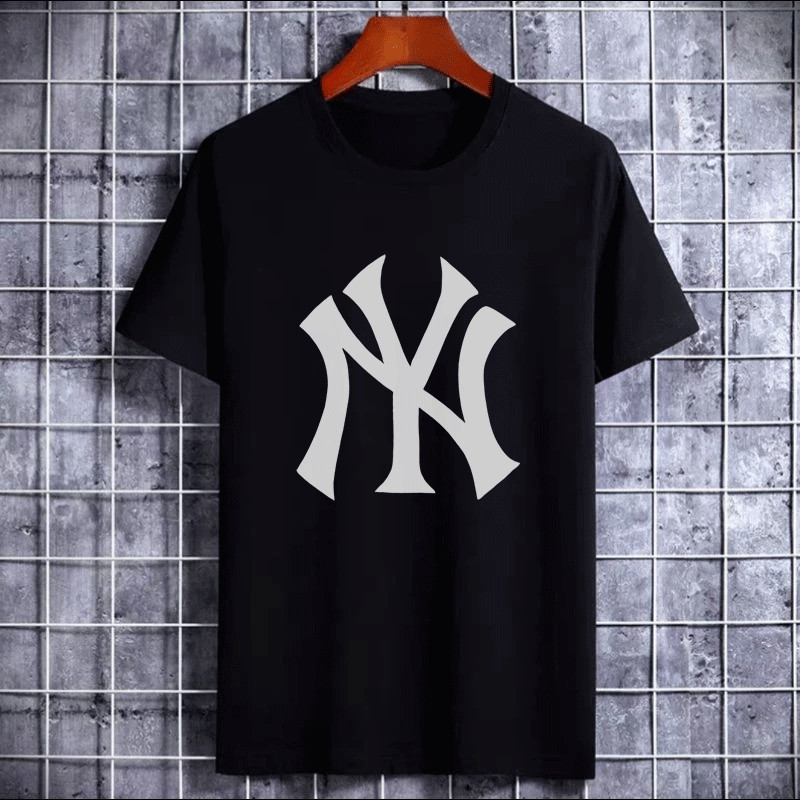 New York Yankees Men's Classic T-Shirt Official Merchandise Black Short ...