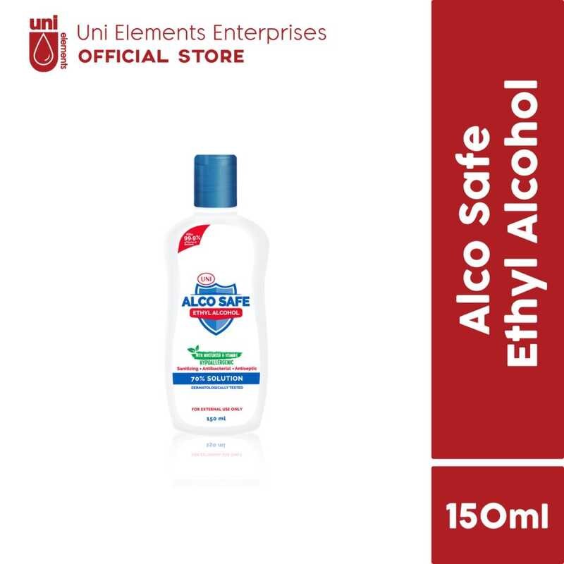 Alco Safe Ethyl Alcohol 150Ml FDA | Shopee Philippines