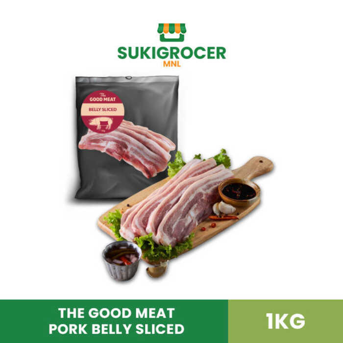 The Good Meat Pork Belly Sliced 1Kg F36 15B | Shopee Philippines