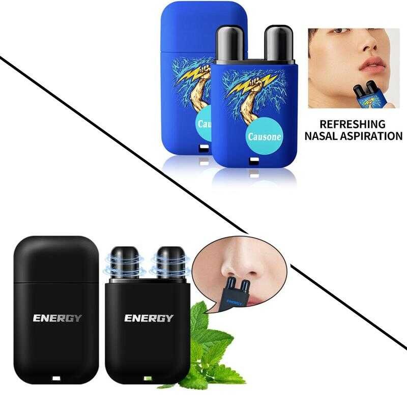 Dual Hole Vitality Oil Energy Bar Cool Nose Nasal Inhaler Unclog The ...
