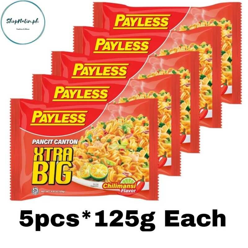Payless Xtra Big Pancit Canton 5Pcs*125G Each Zjy 9E5 | Shopee Philippines