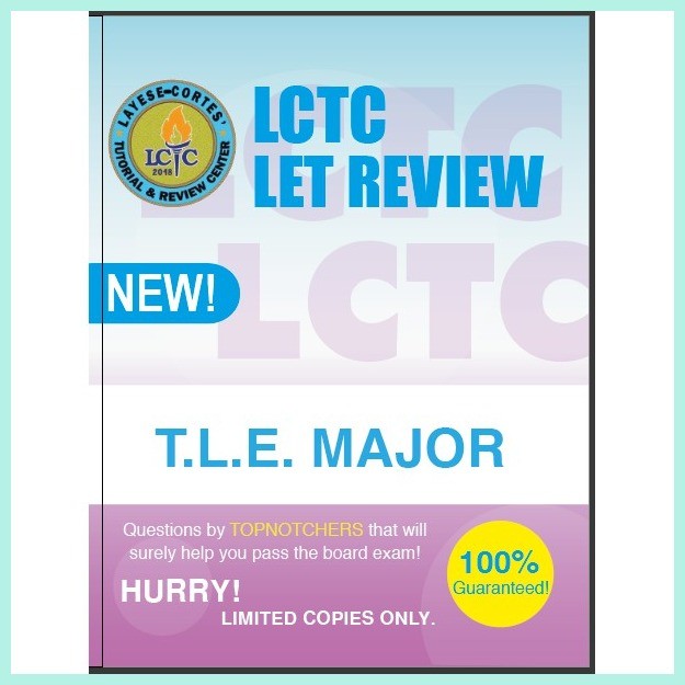 Technology and Livelihood Education (TLE) 2024 LET Reviewer NEW ...