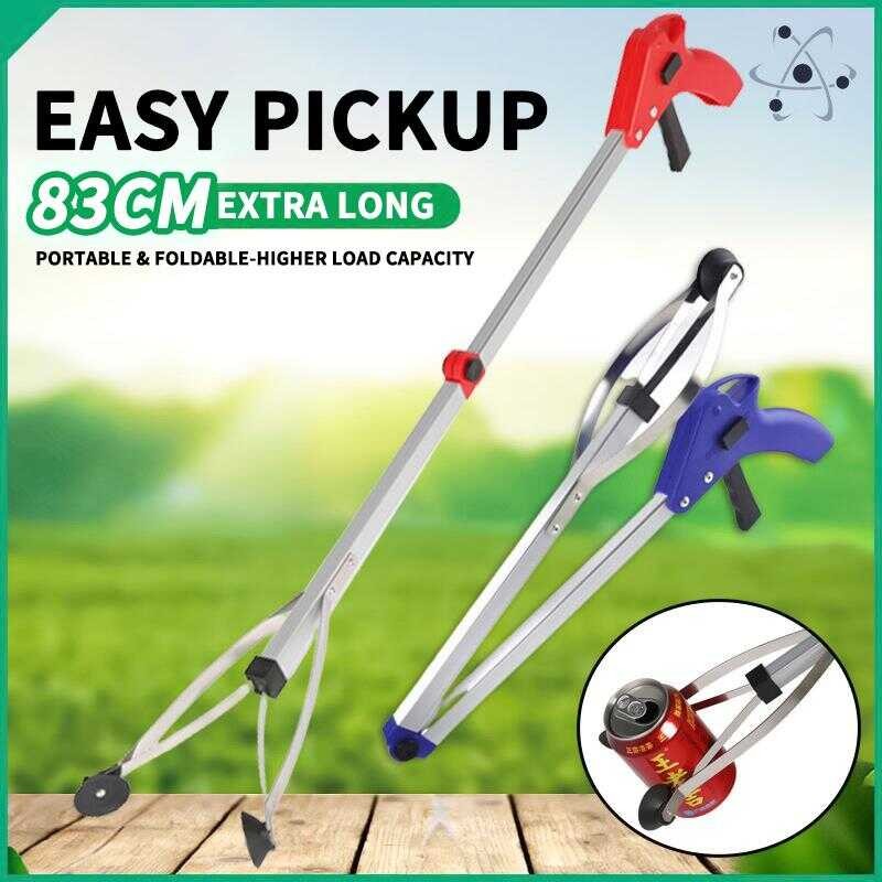 Korea Style 83Cm Metal Extra Long Foldable Garbage Picker Trash Grabber ...