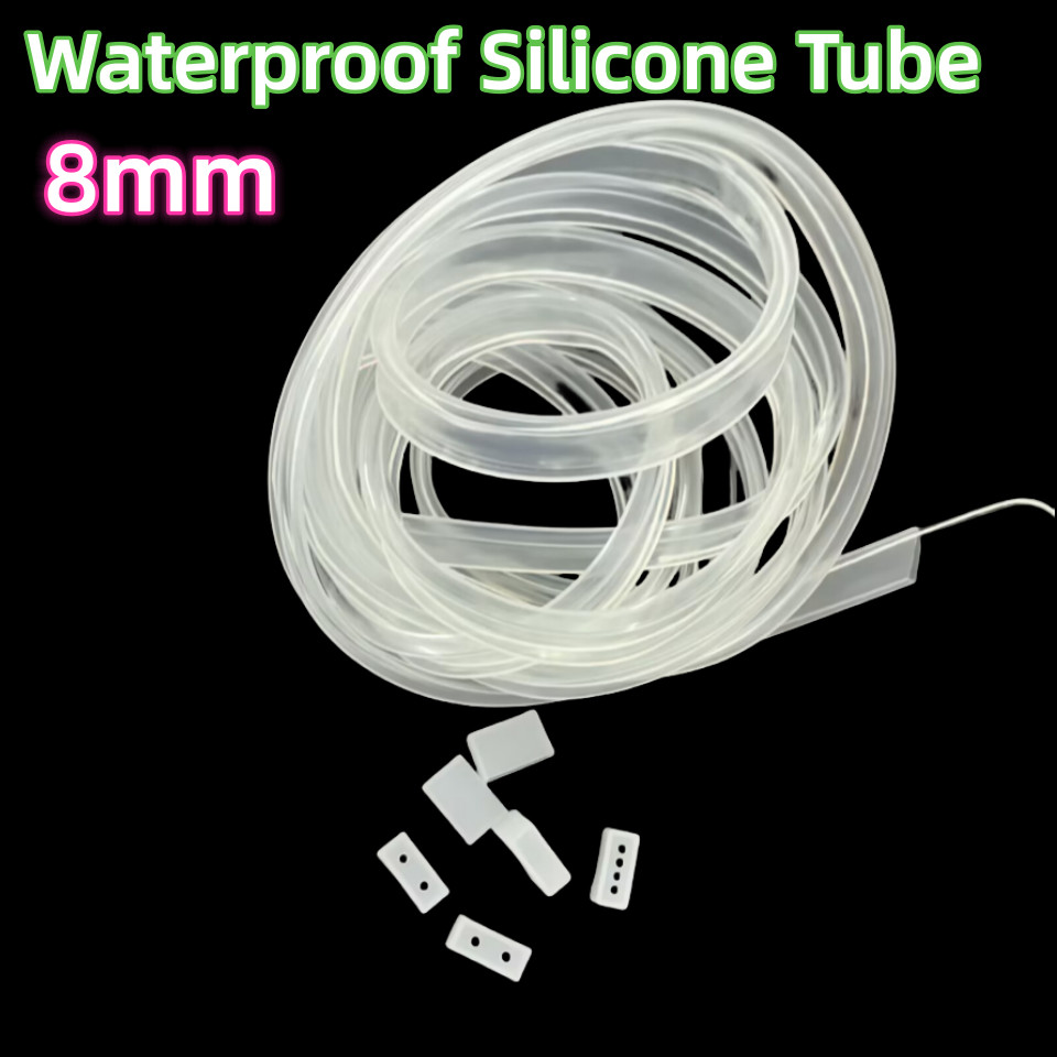 2m/5m/10Meters 8MM/10MM/12MM Silicone Tube Waterproof IP67 for SMD5050 ...