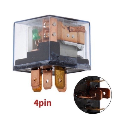 HORN RELAY 4 PIN 5 PIN WITH SOCKET UNIVERSAL FOR MOTORCYCLE [ MOON ...