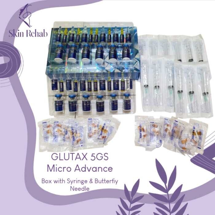 GLUTAX 5GS MICRO ADVANCE 12 VIALS SA SIRINGA AT BUTTERFLY | Shopee ...