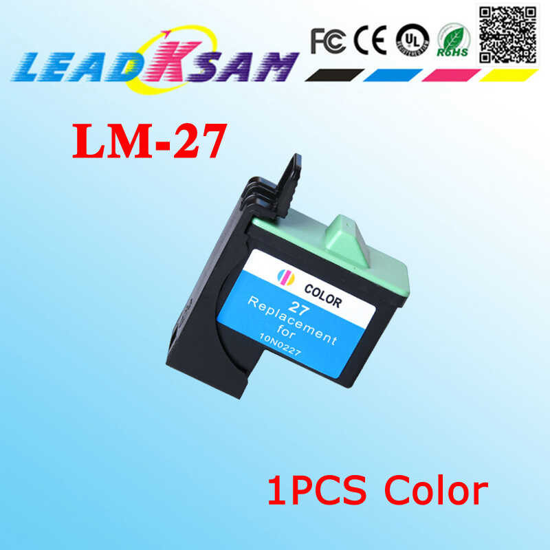 1x kulay LM27 Ink Cartridge na kompatible sa Lexmark 27 Z25 Z33 Z35 ...
