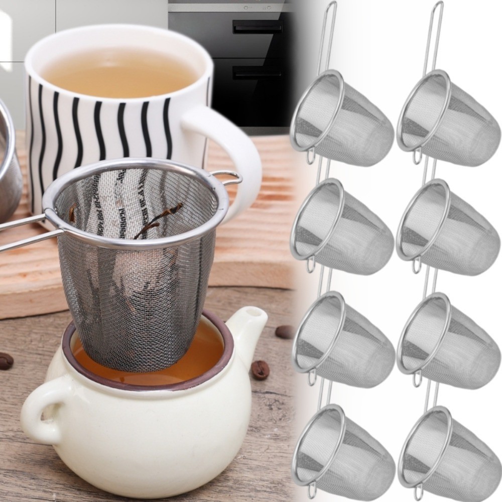 Mesh Tea Infuser with Handle - Tea Water Separator - for Water Cup ...