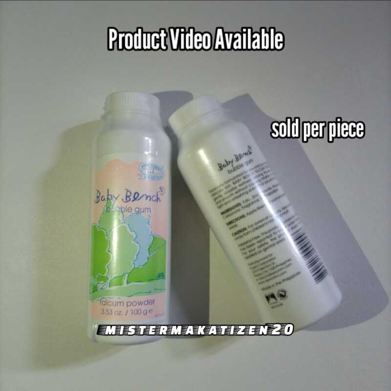 2025 Baby Bench Bubble Gum Talcum Powder 100g | Shopee Philippines