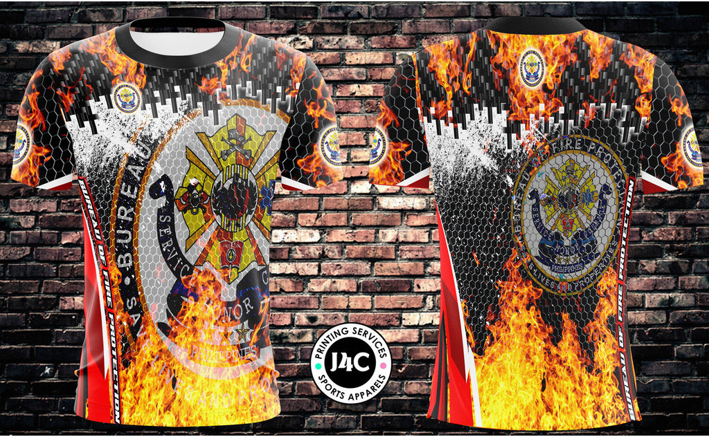 BUREAU OF FIRE PROTECTION BFP FULL SUBLIMATION SHIRT F | Shopee Philippines