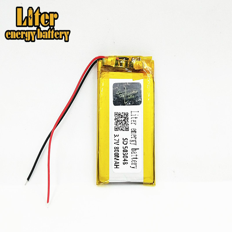 800Mah C8 3.7V Battery 503048 Lithium Polymer Rechargeable Battery Li ...